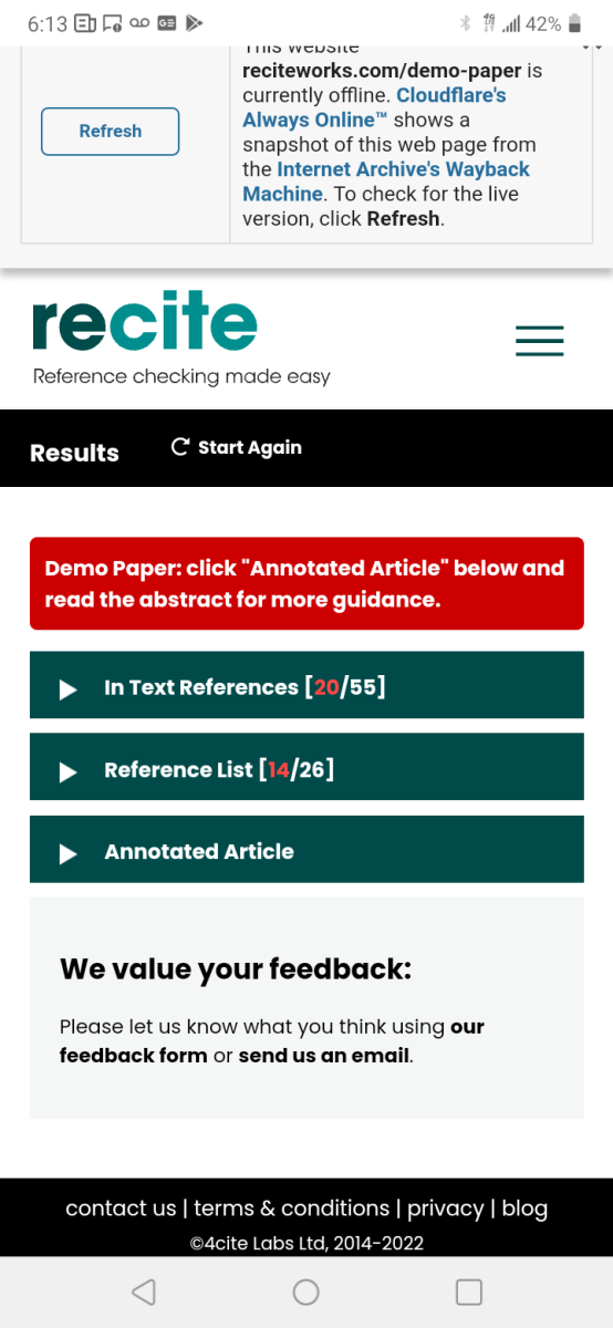 Recite works – Freelancer professor